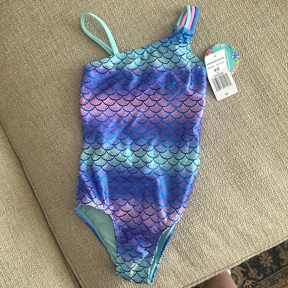 Swim | Nwt Breaking Waves Toddler Mermaid Bathing Suit | Poshmark